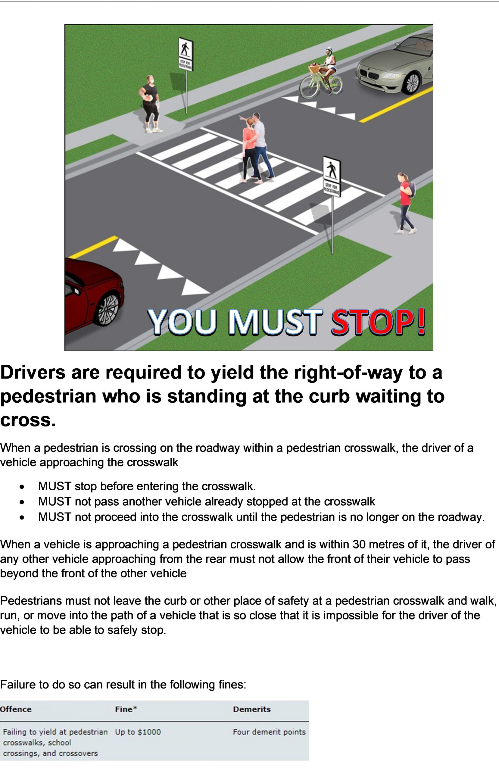 CROSSWALK SAFETY - St Clair Township